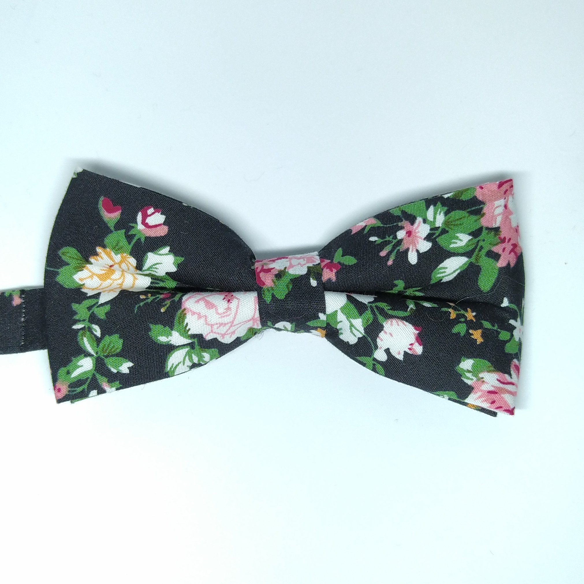 Black Rose Hedge Bow Tie Set | Knotted Ties